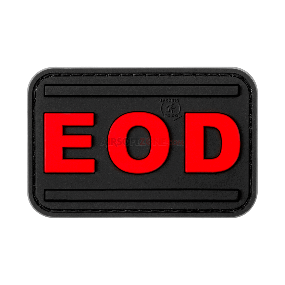 PATCH CAUCIUC - EOD - BLACKMEDIC - 8987